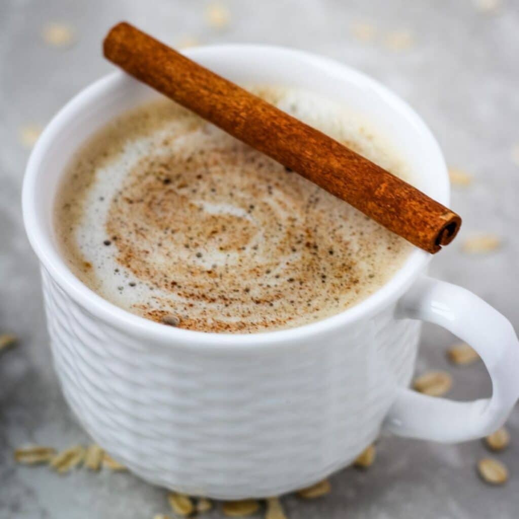 Oat Milk Latte with 5 Flavor Variations - Keeping the Peas