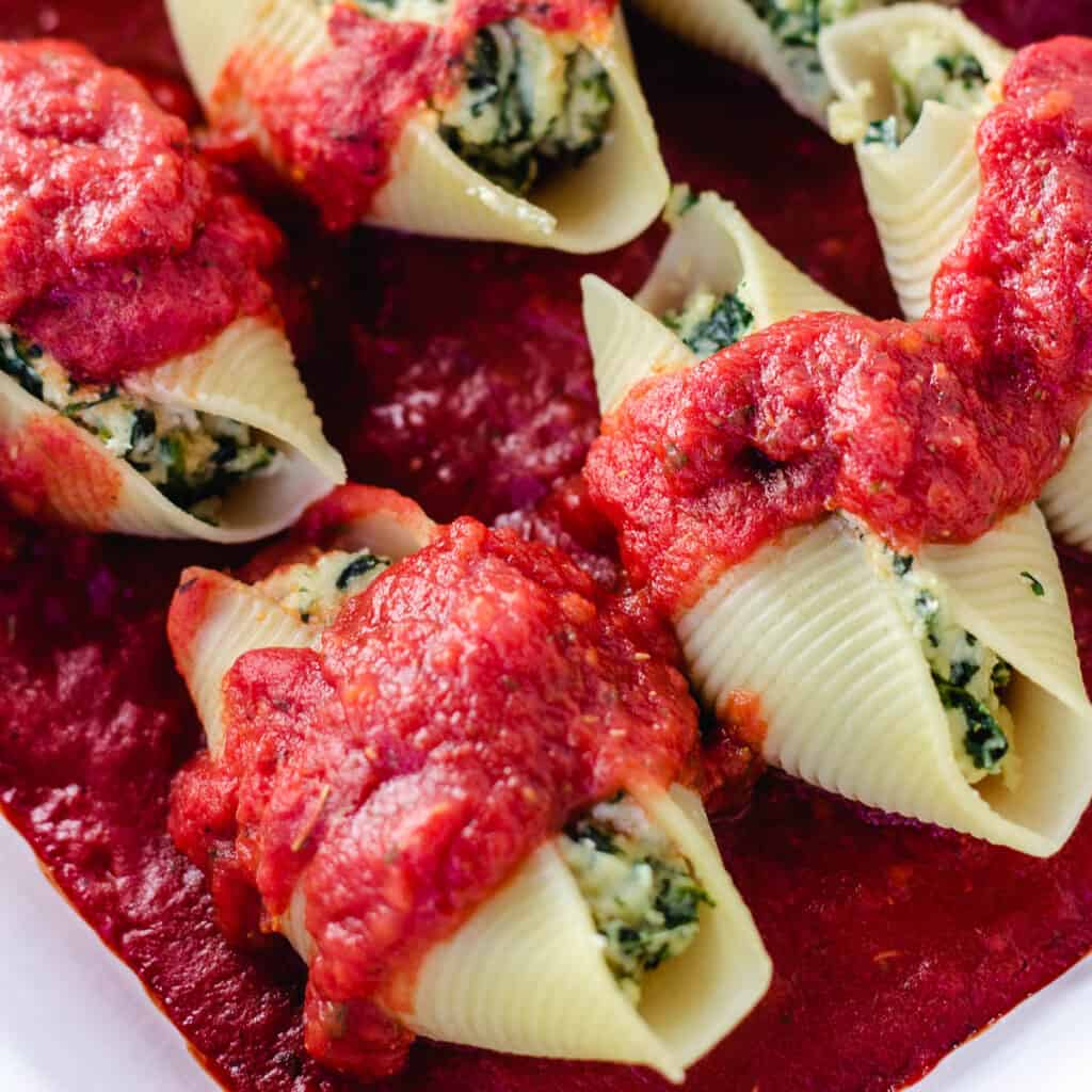 Vegan Stuffed Shells | Keeping the Peas