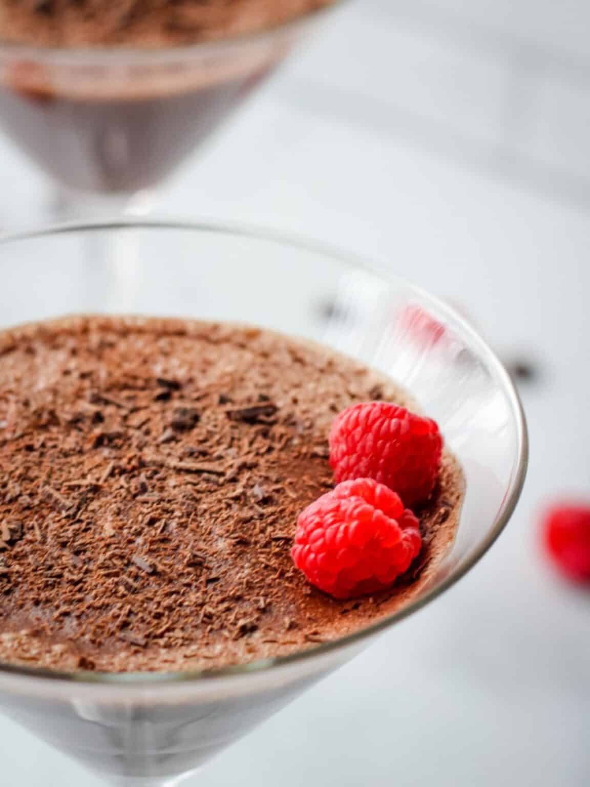 Aquafaba Mousse with Cocoa Powder - Keeping the Peas