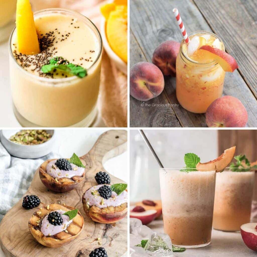12 Vegan Peach Recipes to Sweeten Your Summer - Keeping the Peas